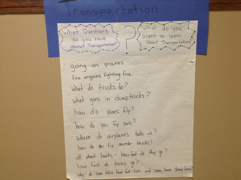 Child-Lead Creative Curriculum Transportation Study - A is for Andrea A ...