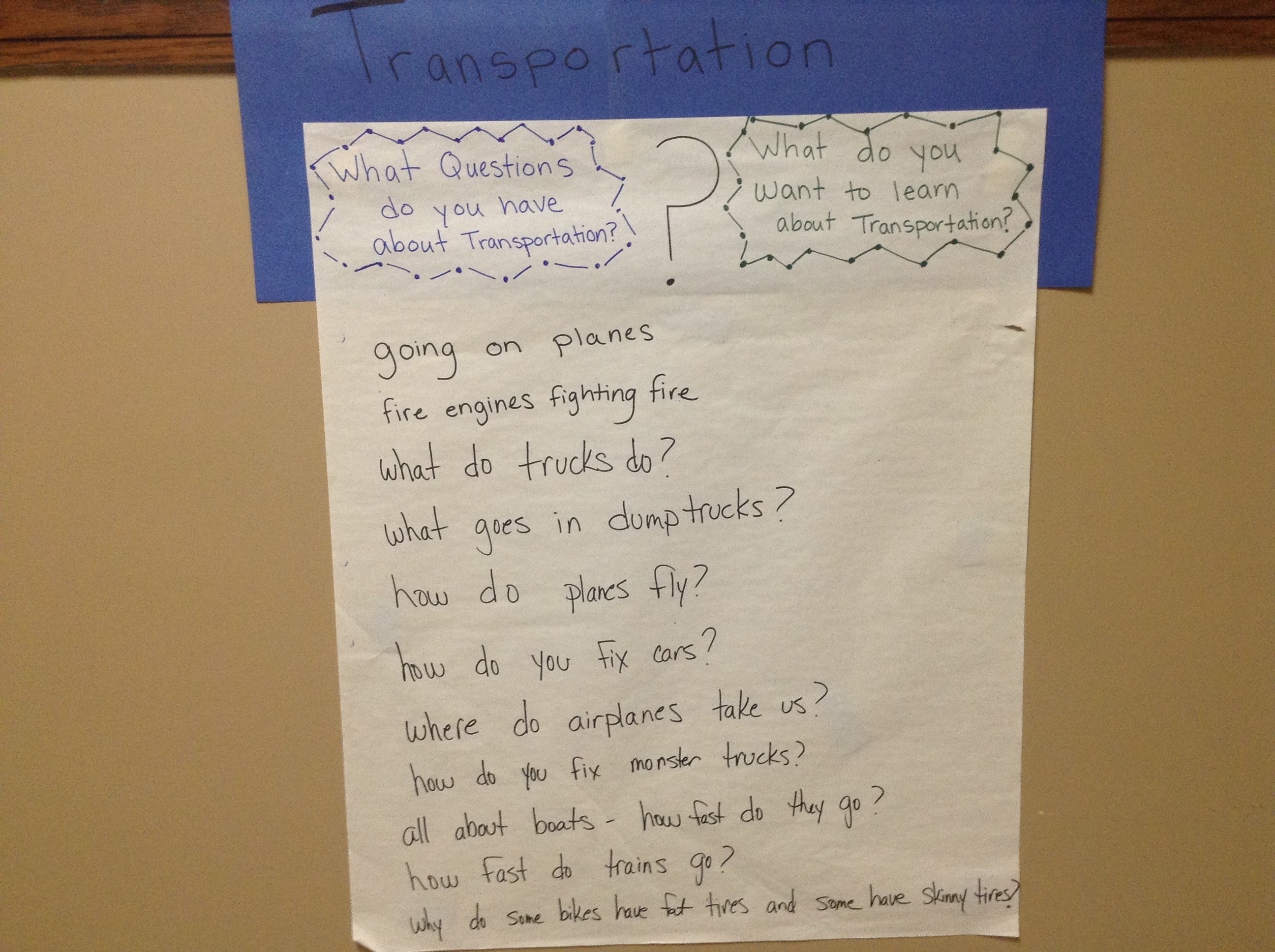 Child-Lead Creative Curriculum Transportation Study - A is for Andrea A ...